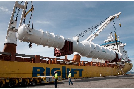 Port Manatee handles export of Air Products LNG heat exchanger | LNG ...